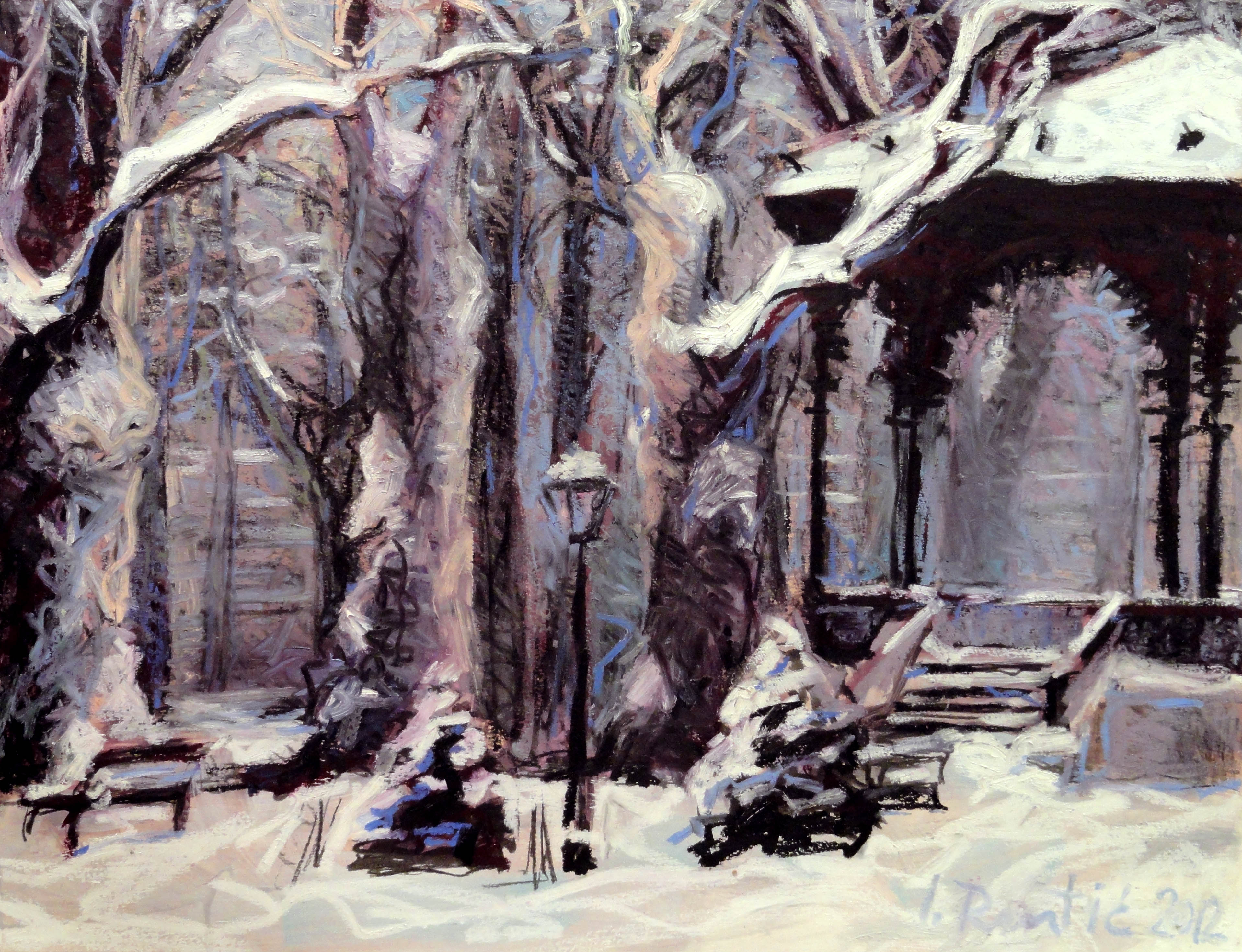 Ponuda umjetničkih djela ak. slikarice Ingrid Runtić – zimski i božićni ...